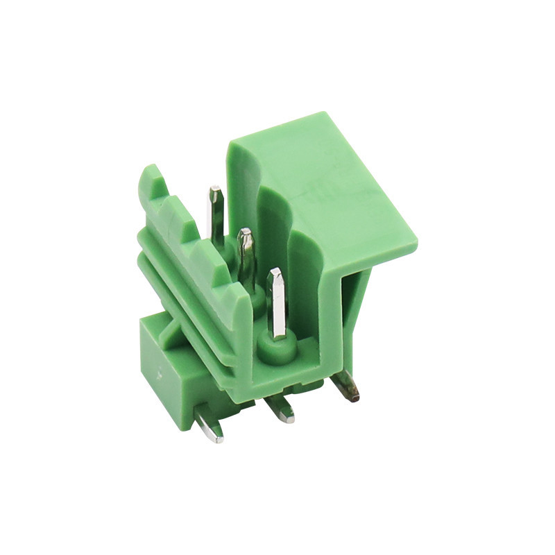 Chinese manufacturer PA66 3P 5.0mm green terminal block for din rail ...