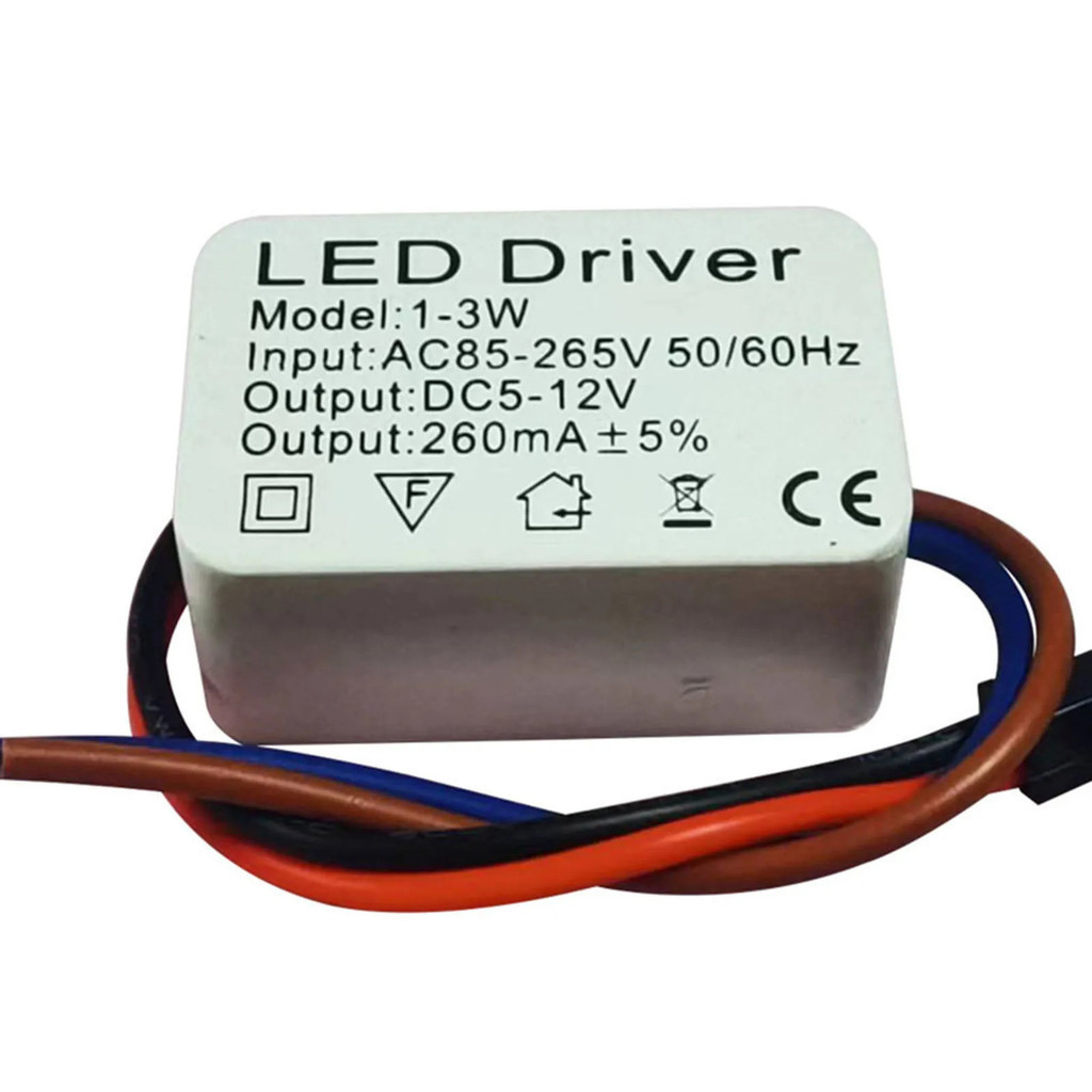 Constant Current LED Driver Power Supply 260mA for LED Lights Wide ...