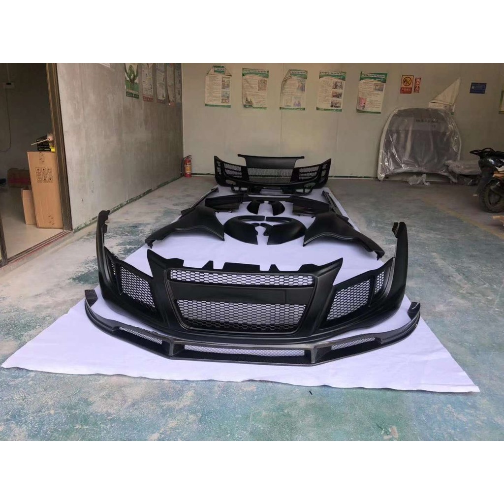 웃Suitable for Audi R8 Modified Ppi Wide Body, Large Surrounding Front ...