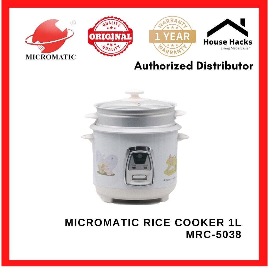 Micromatic MRC-5038 Rice Cooker 1L (House Hacks) | Shopee Philippines