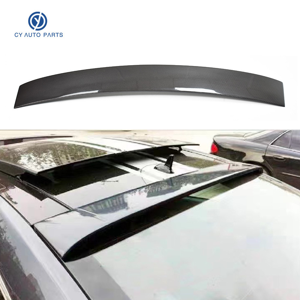 ☸W207 Real Carbon Fiber Rear Spoiler Top Wing Roof Wing for Mercedes ...