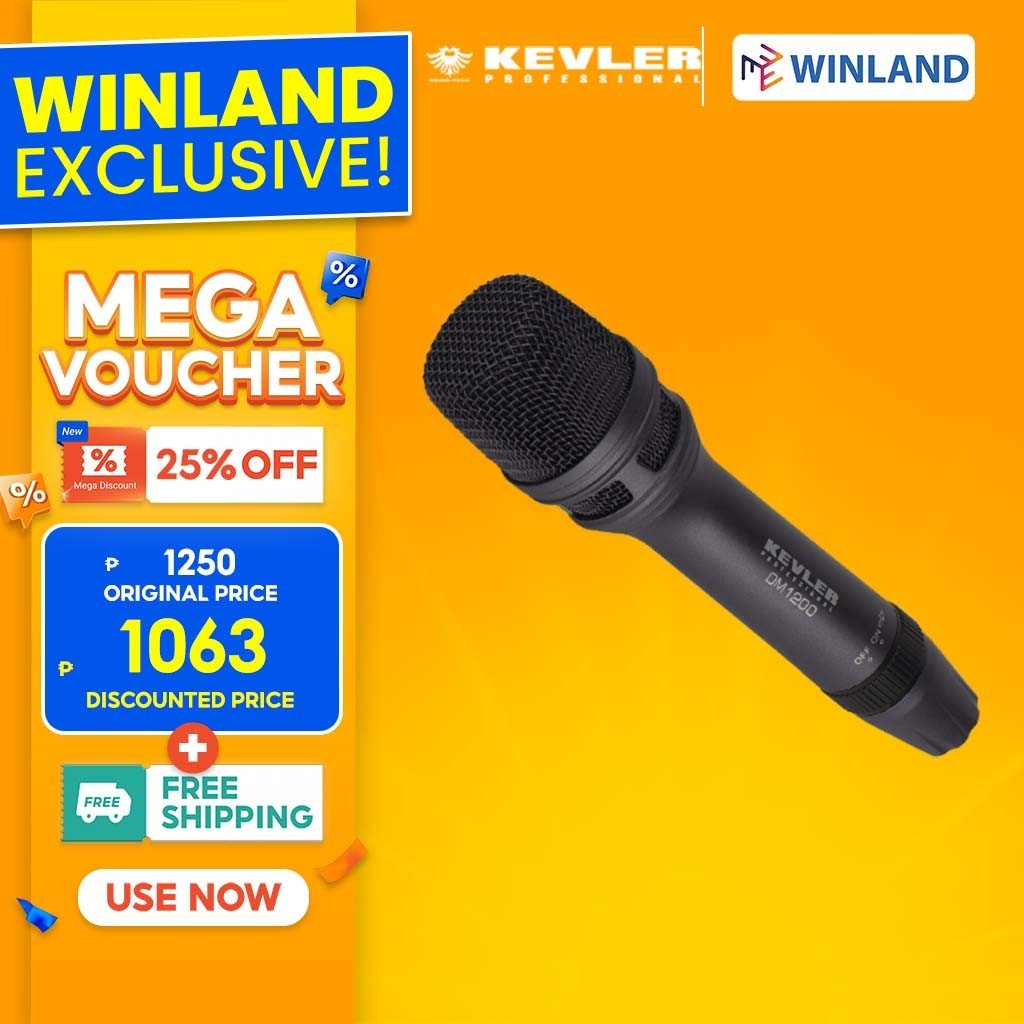 Kevler by Winland Professional Precision Crafted Super Cardioid Dynamic ...