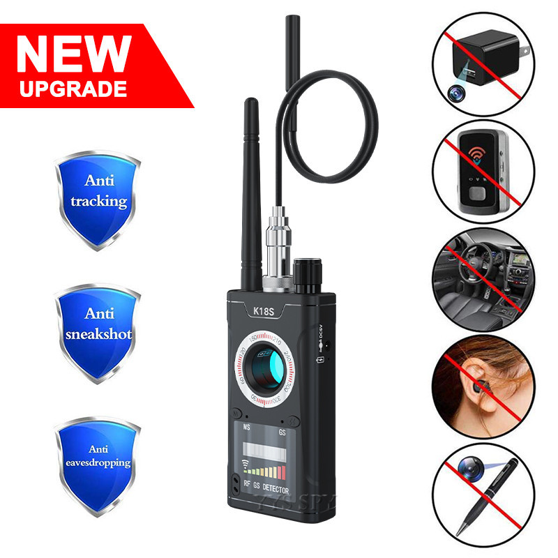 유K18S Upgrade RF Signal Hidden Camera Detector Anti Spy Candid Pinhole ...