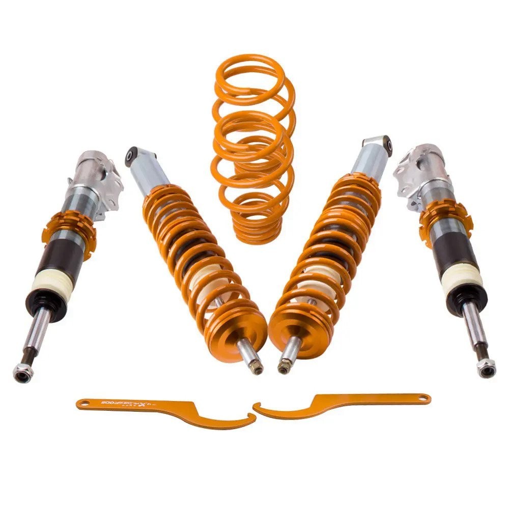 Adjustable sport coilover suspension lowering kit for VW POLO 6N2 ...