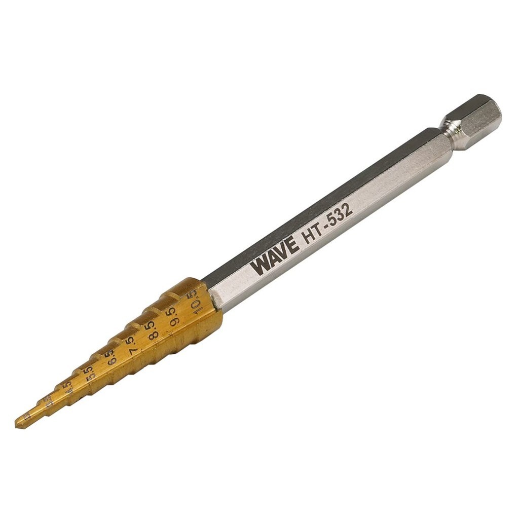Wave Hobby Tool Series HG Step Drill Single Item 2.5-10.5 Plastic Model ...