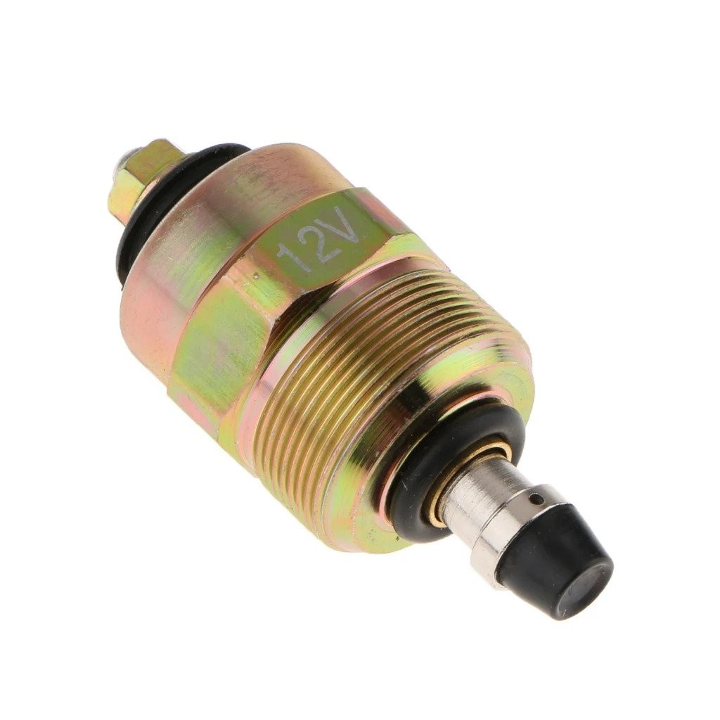 12V Injection Pump Fuel Shut Off Solenoid Valve for Dodge Isuzu OE ...