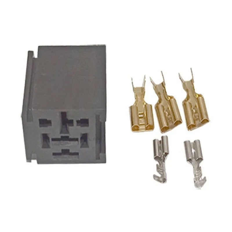 Automobile Relay Socket 12v/24v/5 Wire / Base Square 5-pin General ...