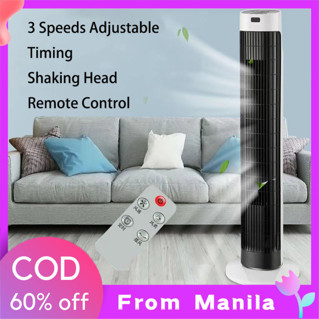 Electric Fan with Remote Control Tower Fan Air Cooler inverter Vertical ...