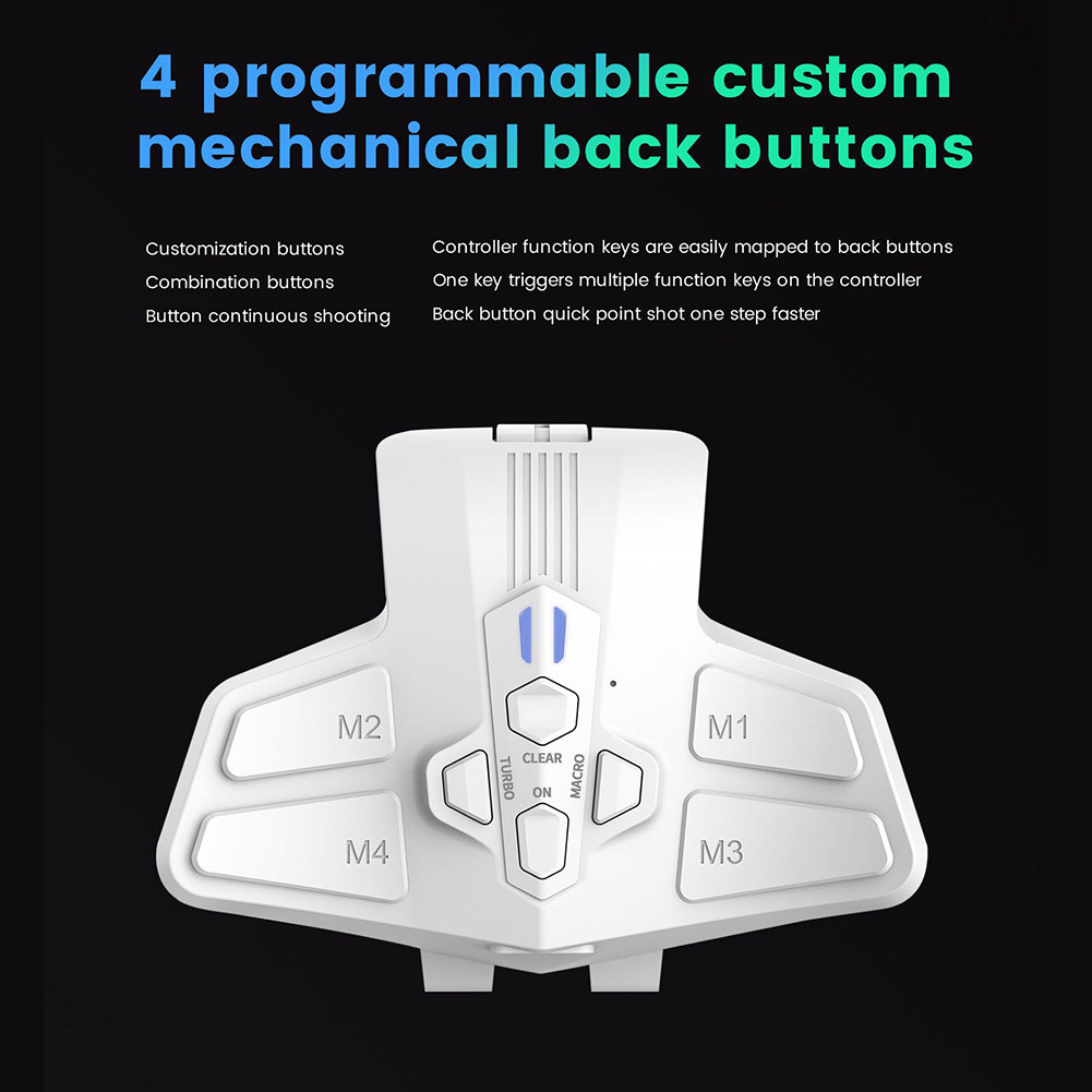 ⚔Controller Paddles Ergonomic Mappings Back Button Attachment With Turbo Function Compatible For ...