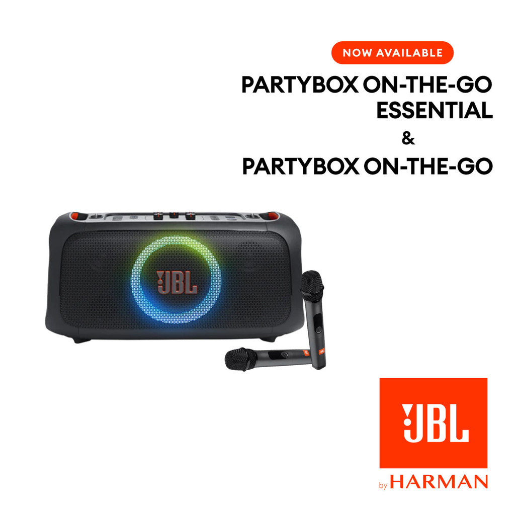 Jbl Partybox On the go Essentials / OTG Bluetooth Speaker With FREE Wireless High End Microphone ...