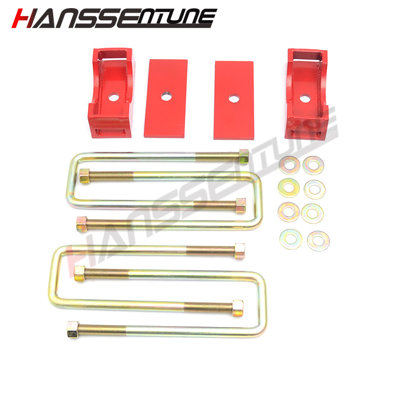 ღHANSSENTUNE 4x4 Accesorios 2\" Rear Lowering Billet Blocks Kit for ...