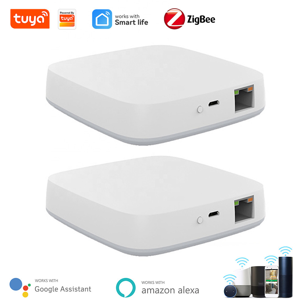 ⋛Tuya Wired Wireless ZigBee Gateway Homekit ZigBee Hub Smart Life ...