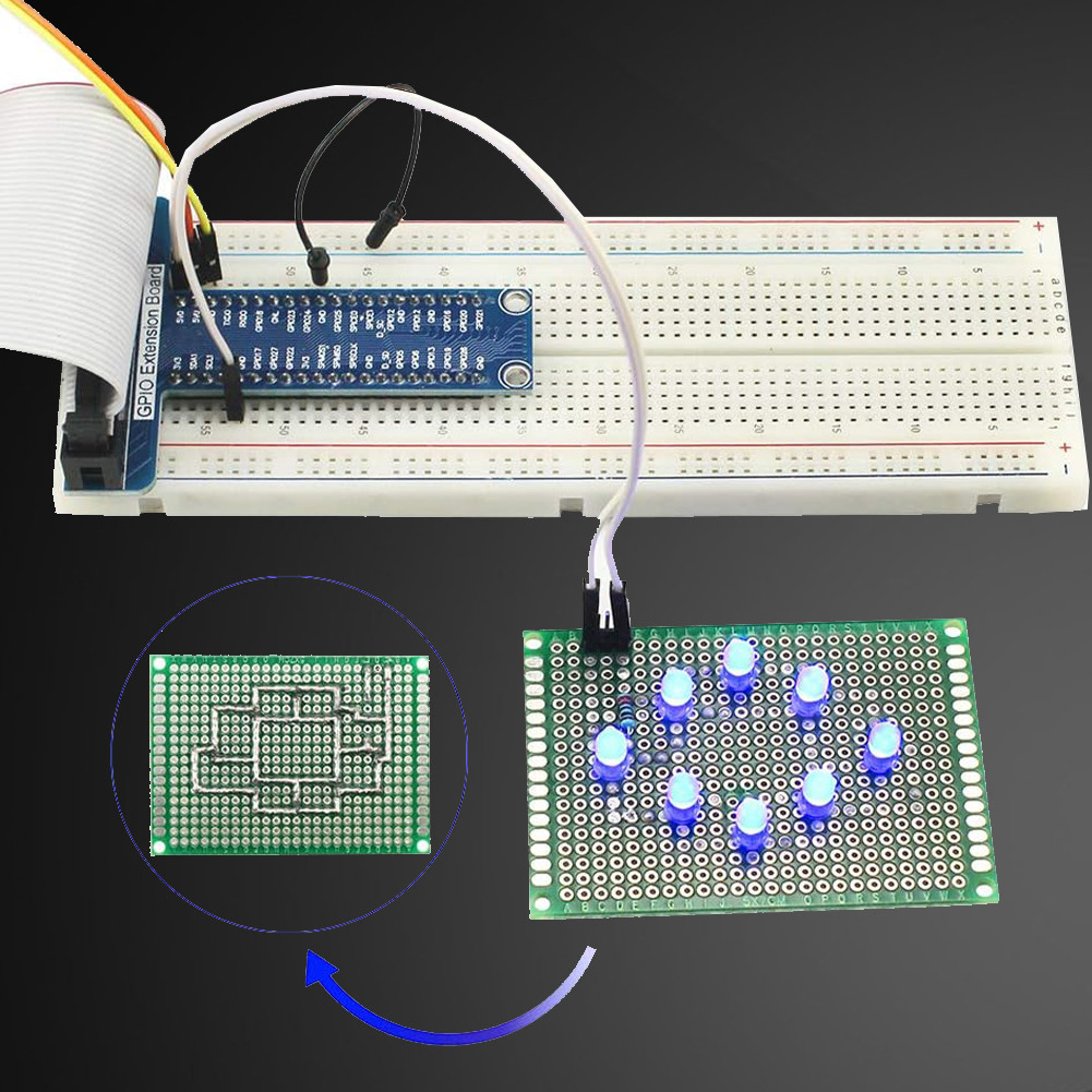 ♦PCB Soldering Kit Breadboard Jumper Wires Complete Starter Set Power ...