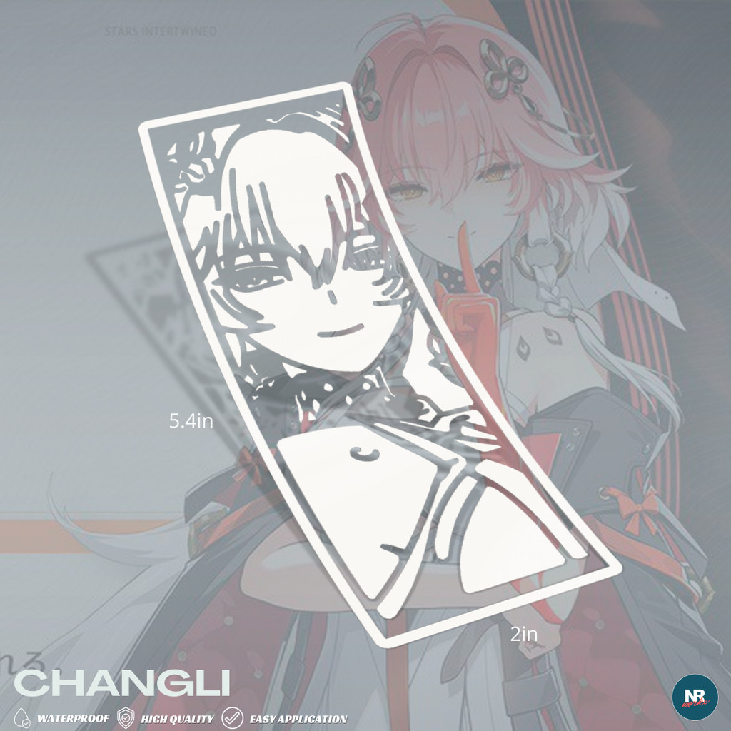 Changli Wuthering Waves WuWa Vinyl Decal Gaming Sticker | Shopee ...