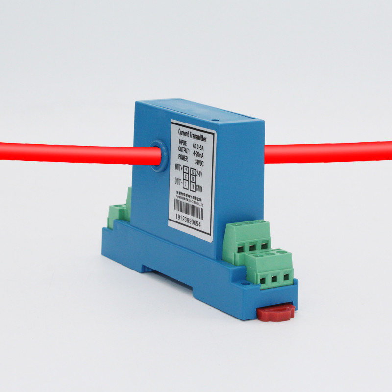 0-100A Current Transmitter 4-20mA ,0-5V ,0-10V output Perforated ...