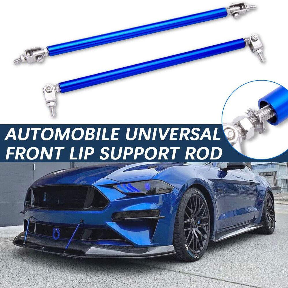 ☞LAICY Universal Adjustable Front Bumper Lip Splitter Strut Rods Tie ...