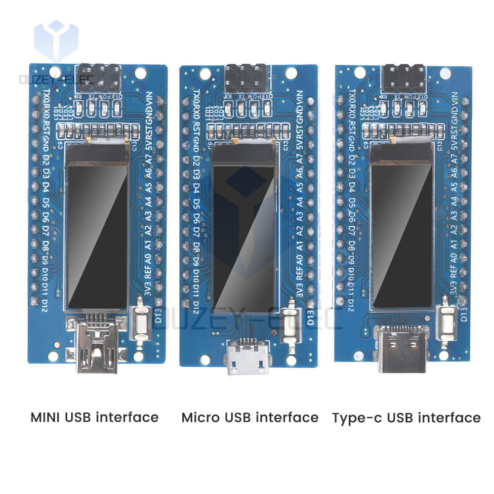 ☭3 Interfaces Nano Board ATmega328P CH340C Built-in 0.91'' OLED Display ...