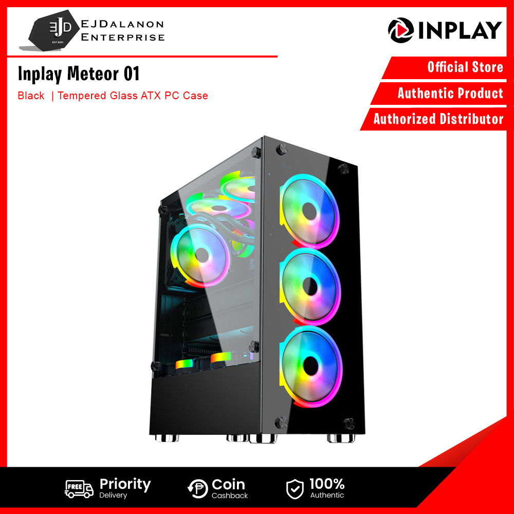 INPLAY Meteor 01 Tempered Glass ATX PC Case | Shopee Philippines