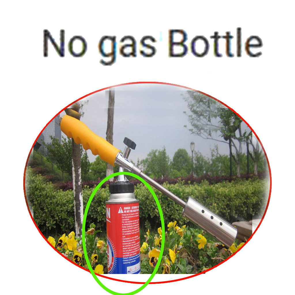 ☾Weed Killer Grass Shrub Garden Kill Burner Fire Kit Handle Butane Gas ...