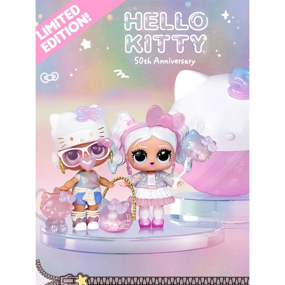 L.O.L. SURPRISE Hello Kitty Surprise Doll Unwrapping Ball 50th ...