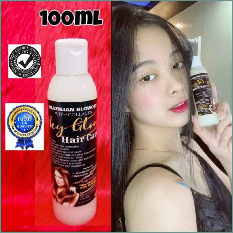 .++100% óriginàl HEY GLOW BRAZILIAN BLOWOUT 100ml each (PROMO shopee ...