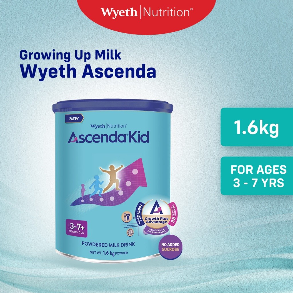 Ascenda Kid Powdered Milk Drink for Children Above 3 Years 1.6kg ...