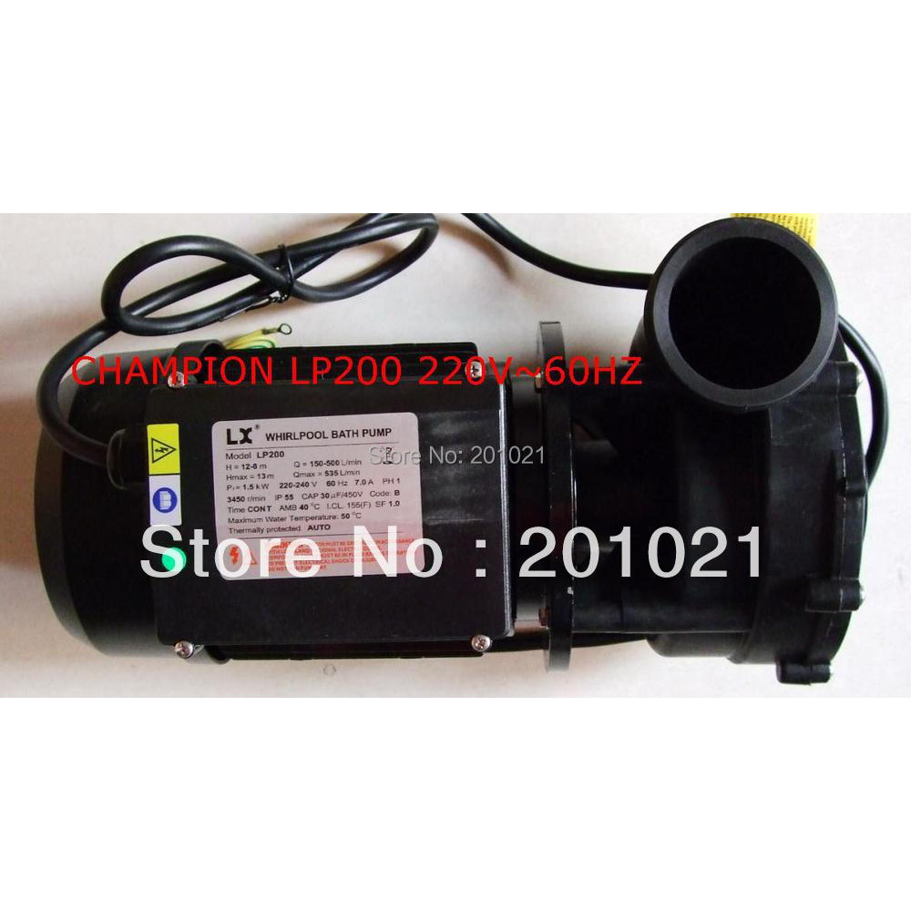 ️Spa bathtub pump LP200 220~240V 60HZ 1500W/2HP 3450 r/min,LX 2HP 1 ...