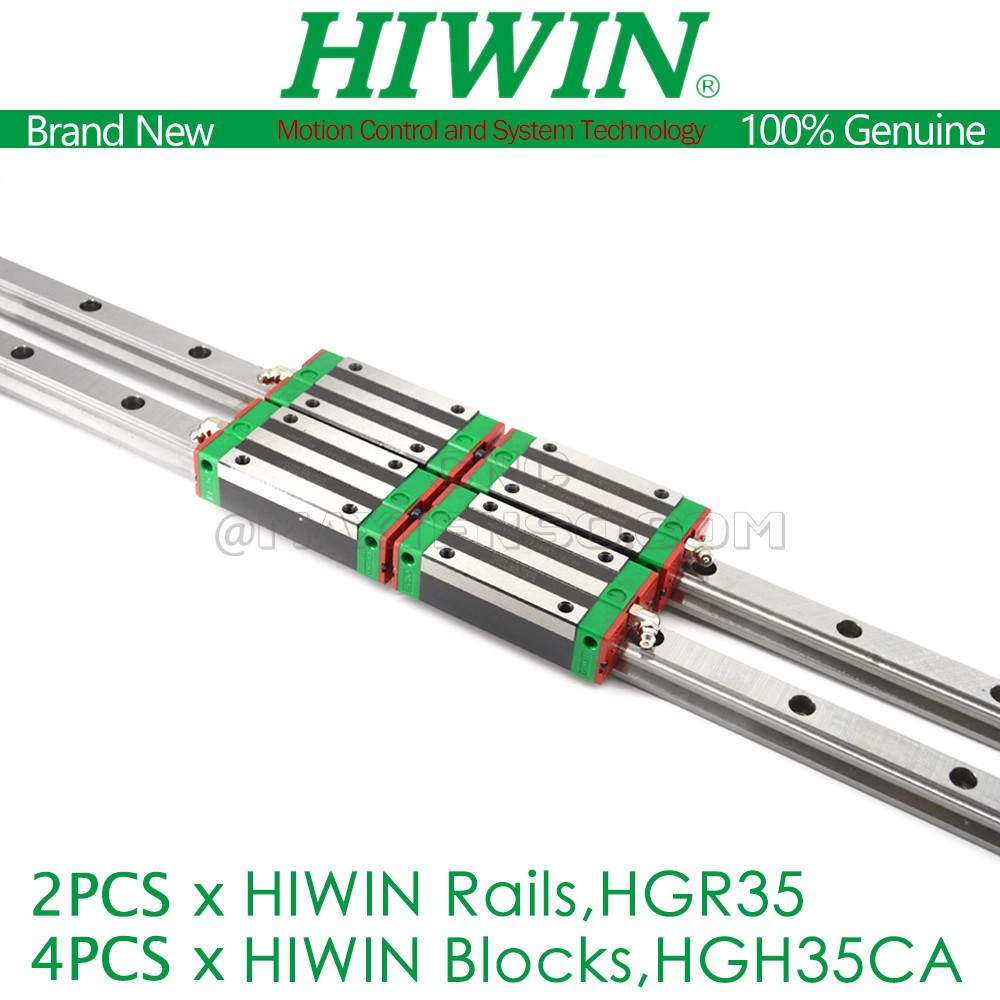 ⊰Genuine HIWIN HGH35CA Carriage Slide Block HGR35 Linear Guide 300 400 500 600 700 800 1000 1100 ...