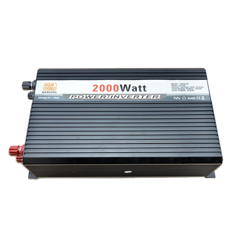 ⋛INZZN Intelligent DC AC 2000w Modify Sine Wave Inverter Home Power Inverter Car Power Inverte ...