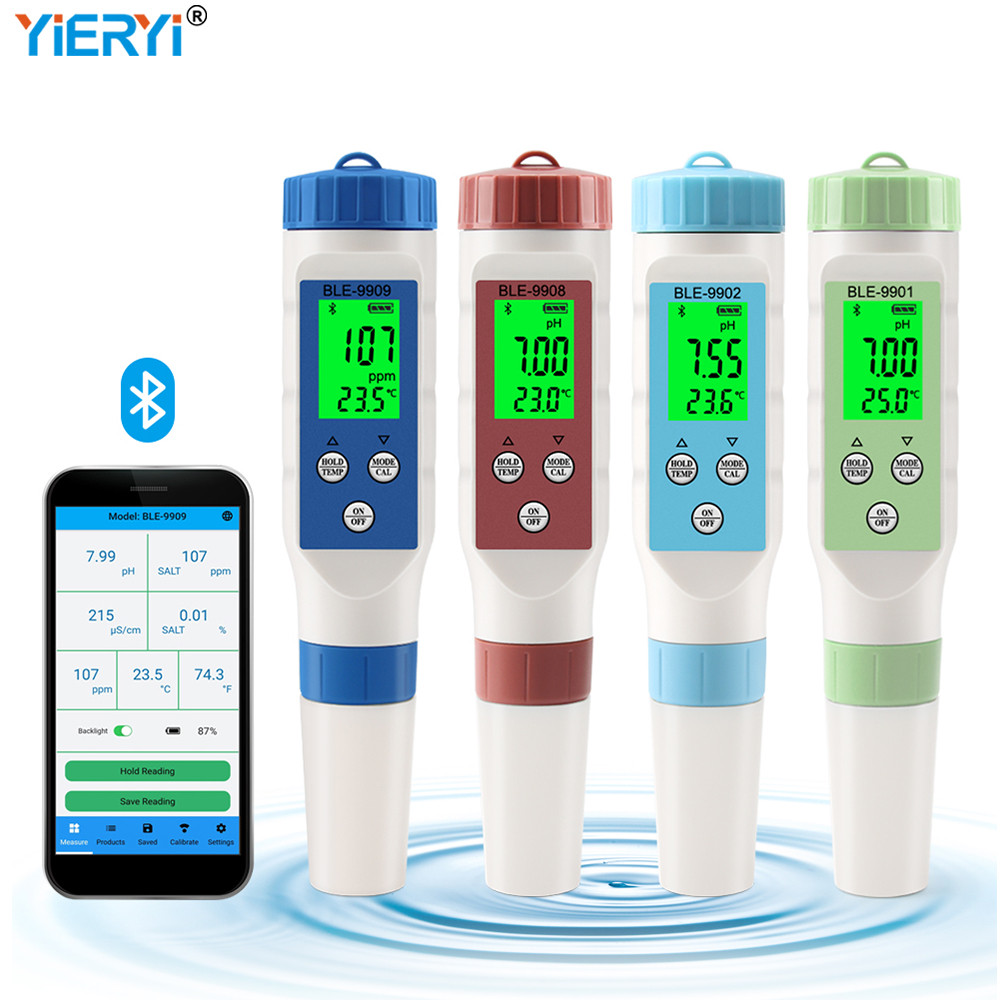 PH EC TDS Salinity TEMP Meter Digital Water Quality Tester Smart Online ...