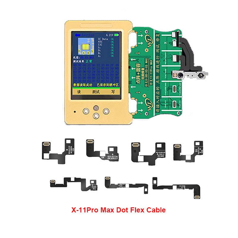 유WL V6 Face ID Dot Matrix Programmer for X -11 Pro max Pad A12 Reading ...