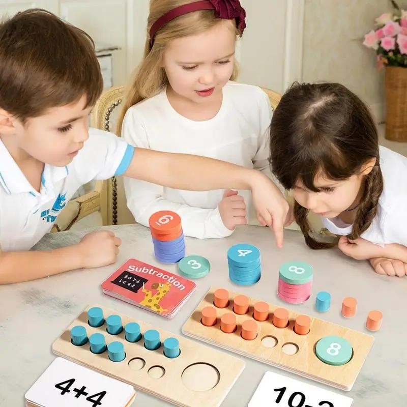 Wooden Ten Frame Manipulatives Math Frame Learning Math Manipulatives ...