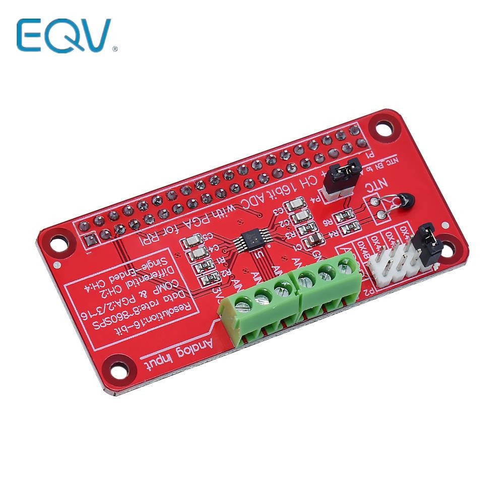 】official 3.3V ADS1115 ADC Module for Raspberry Pi 3/2 / B + / I2C RPI ...