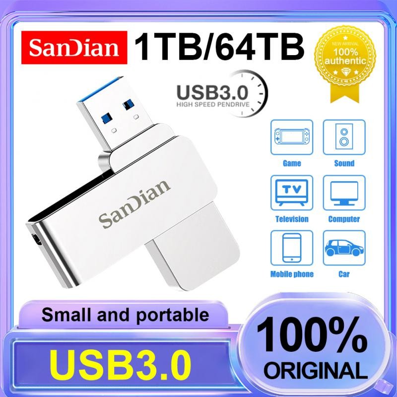 유64TB USB Flash Drives 32TB High Speed Pen Drive 16TB USB 3.0 Flash ...