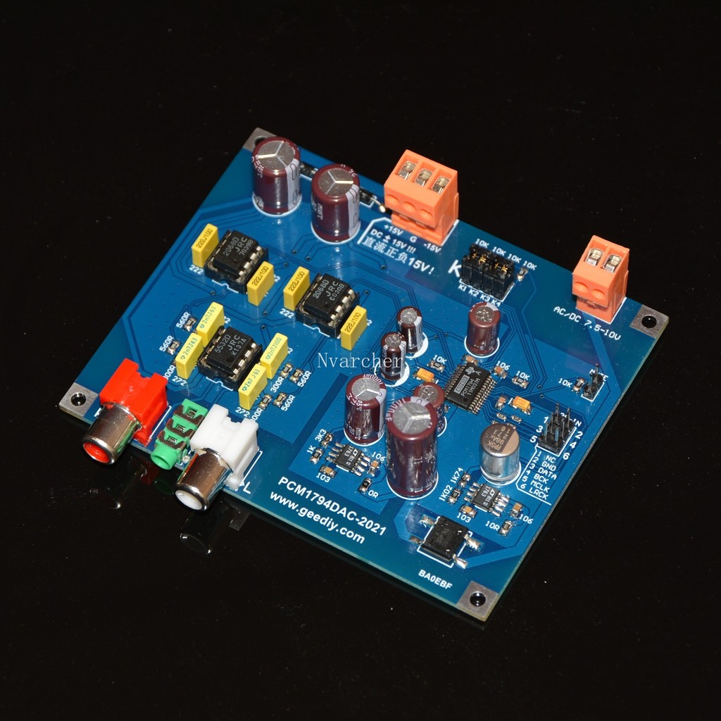 PCM1794 DAC decoder I2S input 24bit 192Khz Support MONO parallel mode ...