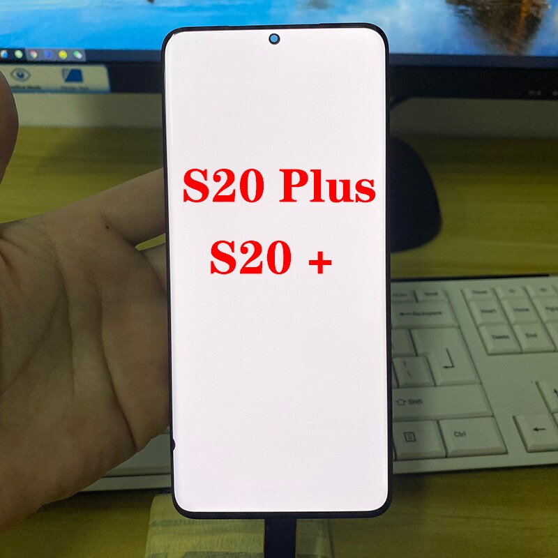 Original G985F LCD For Samsung Galaxy S20 Plus LCD With Frame 1440*3200 S20 Plus SM- G985A G985U ...
