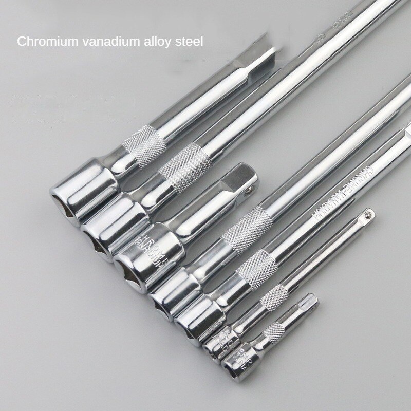 Socket Ratchet Wrench Extension Bar 1/4 1/2 Inch Chromed Steel Metric ...