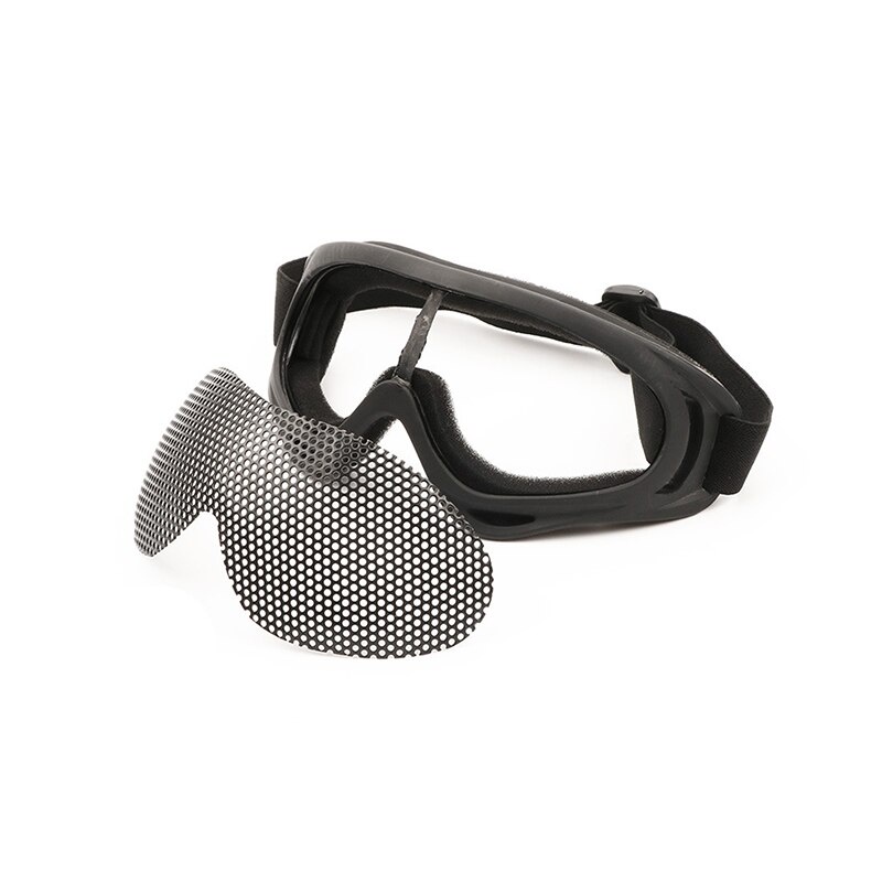 Outdoor Mesh Motorcycle Glasses Protective Airsoft Safety Tactical Eye ...