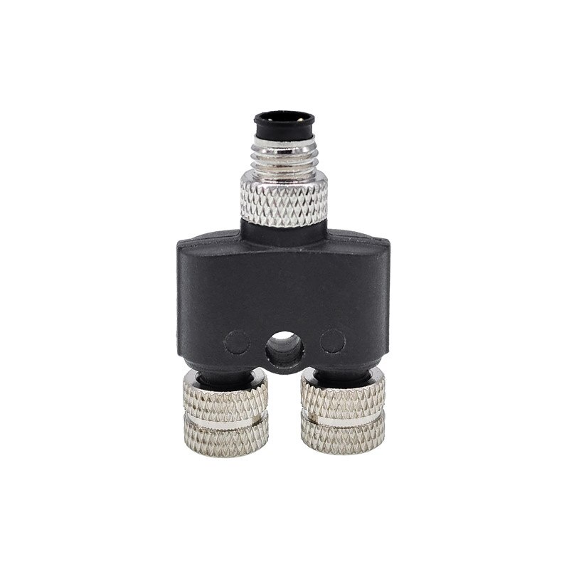 M8 3pin M8-4 1 split 2 Y-type adapter plug 1 male to 2 female splitter ...