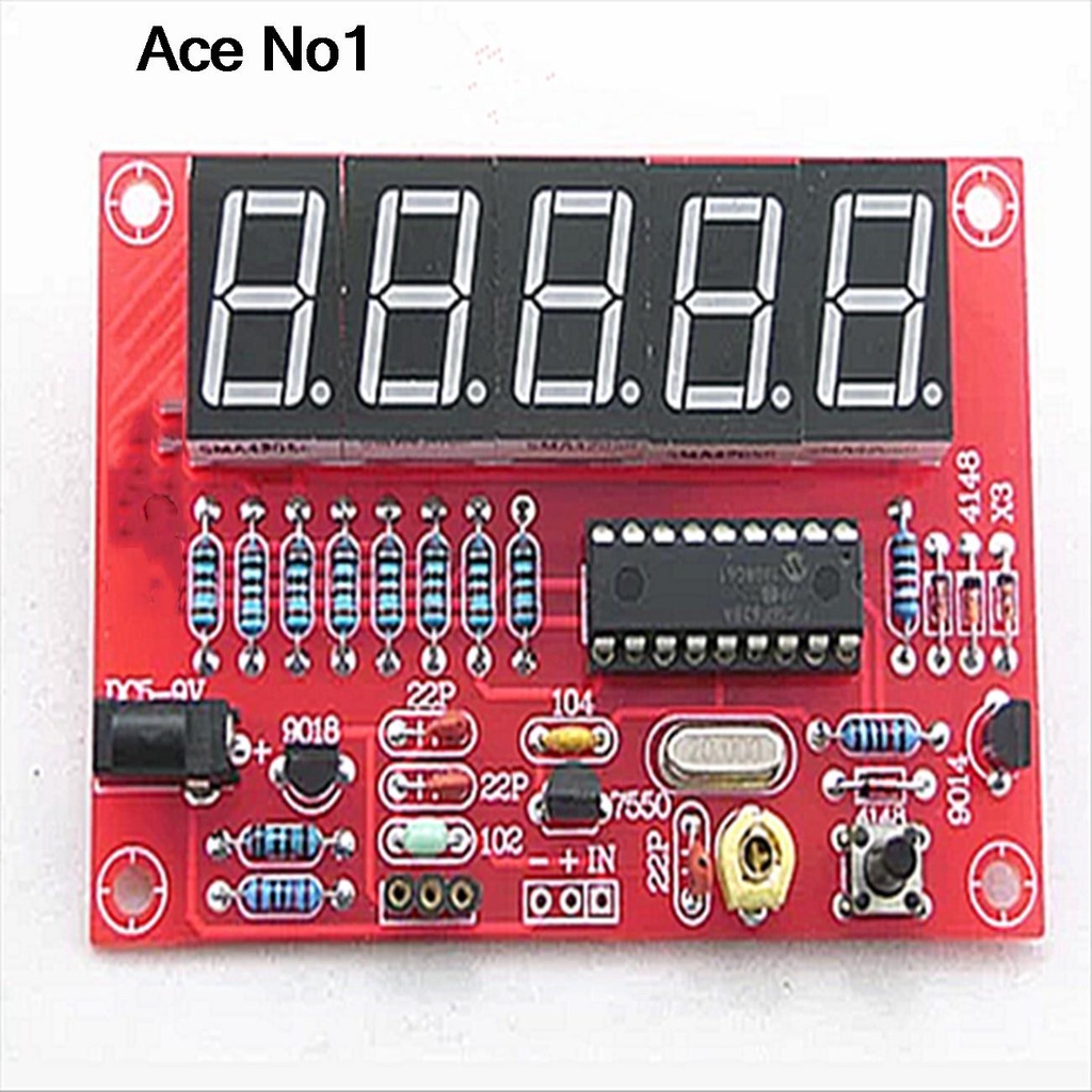 DIY Kits RF 1Hz-50MHz Crystal Oscillator Frequency Counter Meter ...