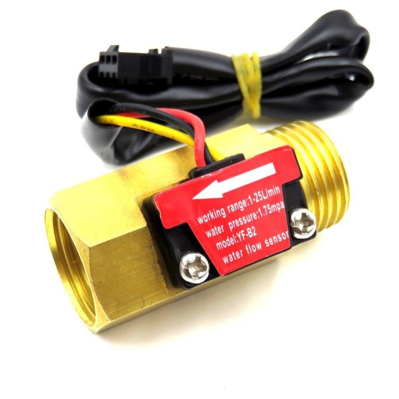G1/2 Inch Water Flow Hall Sensor Switch Flow Meter for Industrial ...