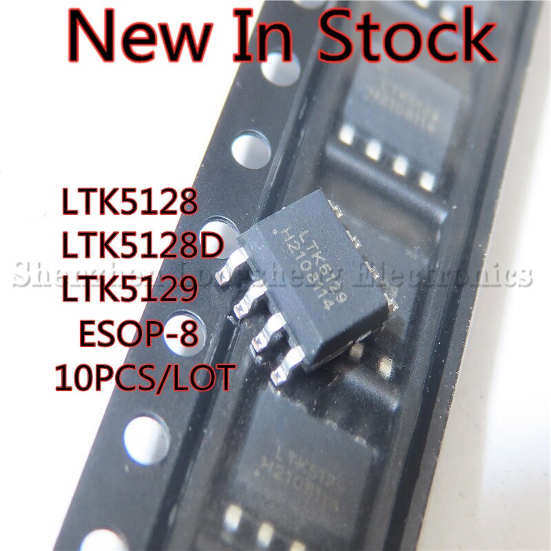 10PCS/LOT LTK5128 LTK5128D LTK5129 ESOP-8 SMD Class F 2 ohm 5W power ...