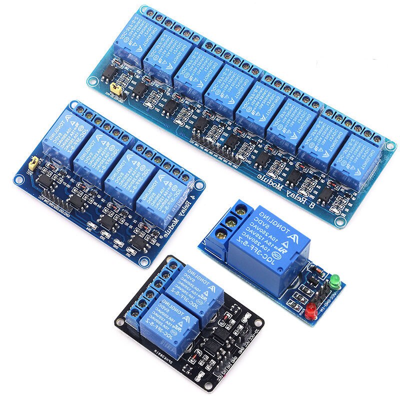 5v 12v 1 2 4 6 8 Channel Relay Module with optocoupler Relay Output 1 2 4 6 8 Way relay Module ...