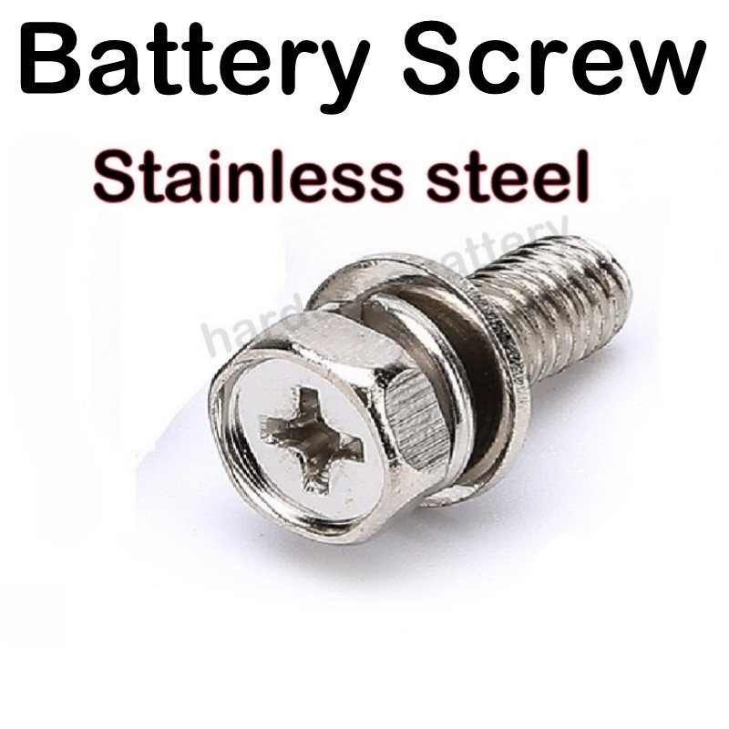 Battery screw for 32650 LiFePO4 battery pack nickel | Shopee Philippines