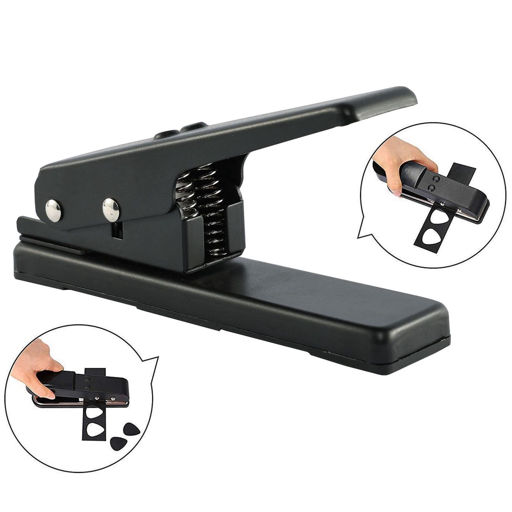 Iron Guitar Plectrum Punch Tool Picks Making Tool with Pick Strips ...