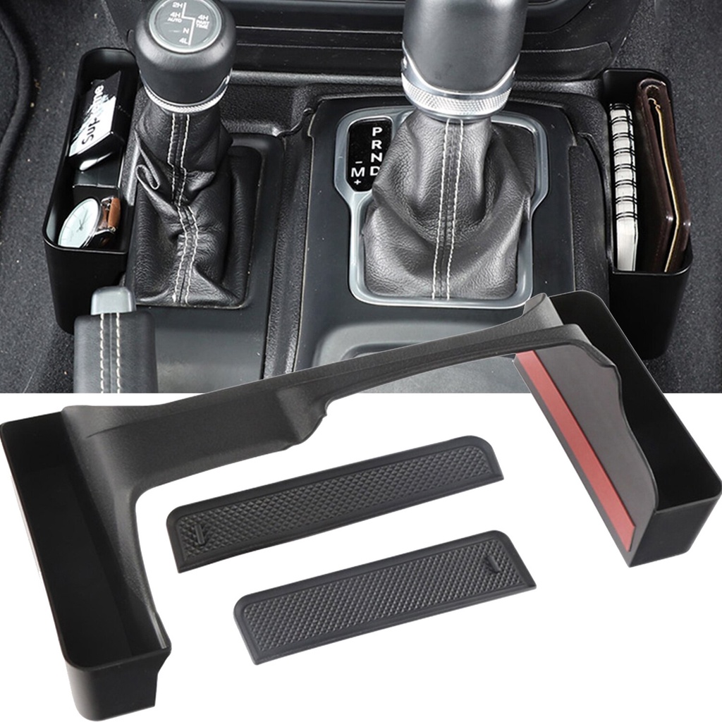Gear Shift Storage Box Stowing Tidying for Jeep Wrangler JL Rubicon ...