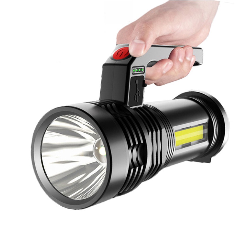 Strong light portable USB rechargeable COB side light floodlight ...