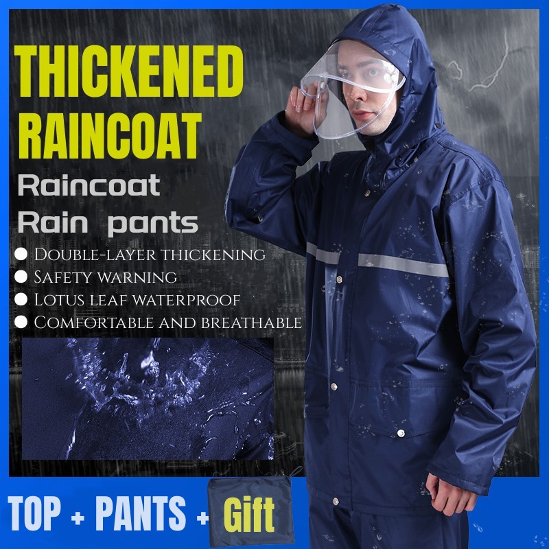 COD Reflective raincoat set/adult raincoat/Motorcycle raincoat ...