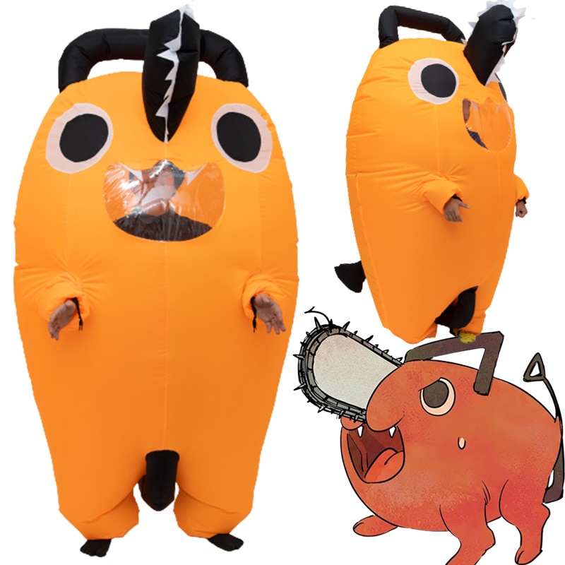 Chainsaw Man Pochita Inflatable Costume Kid Adult Boy Girl Women ...