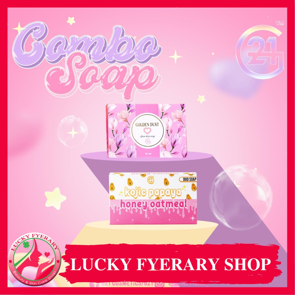 ***G21 COMBO SOAP GOLDEN DUST & KOJIC PAPAYA HONEY OATMEAL SOAP ...